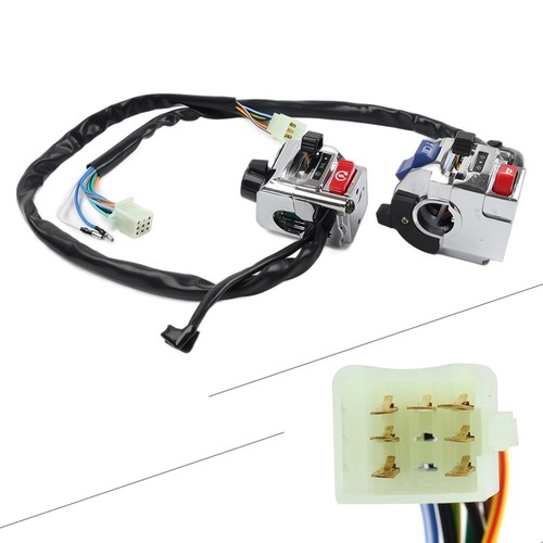 7/8" Motorcycle Handlebar Switch Control Assembly Indicator Start ...
