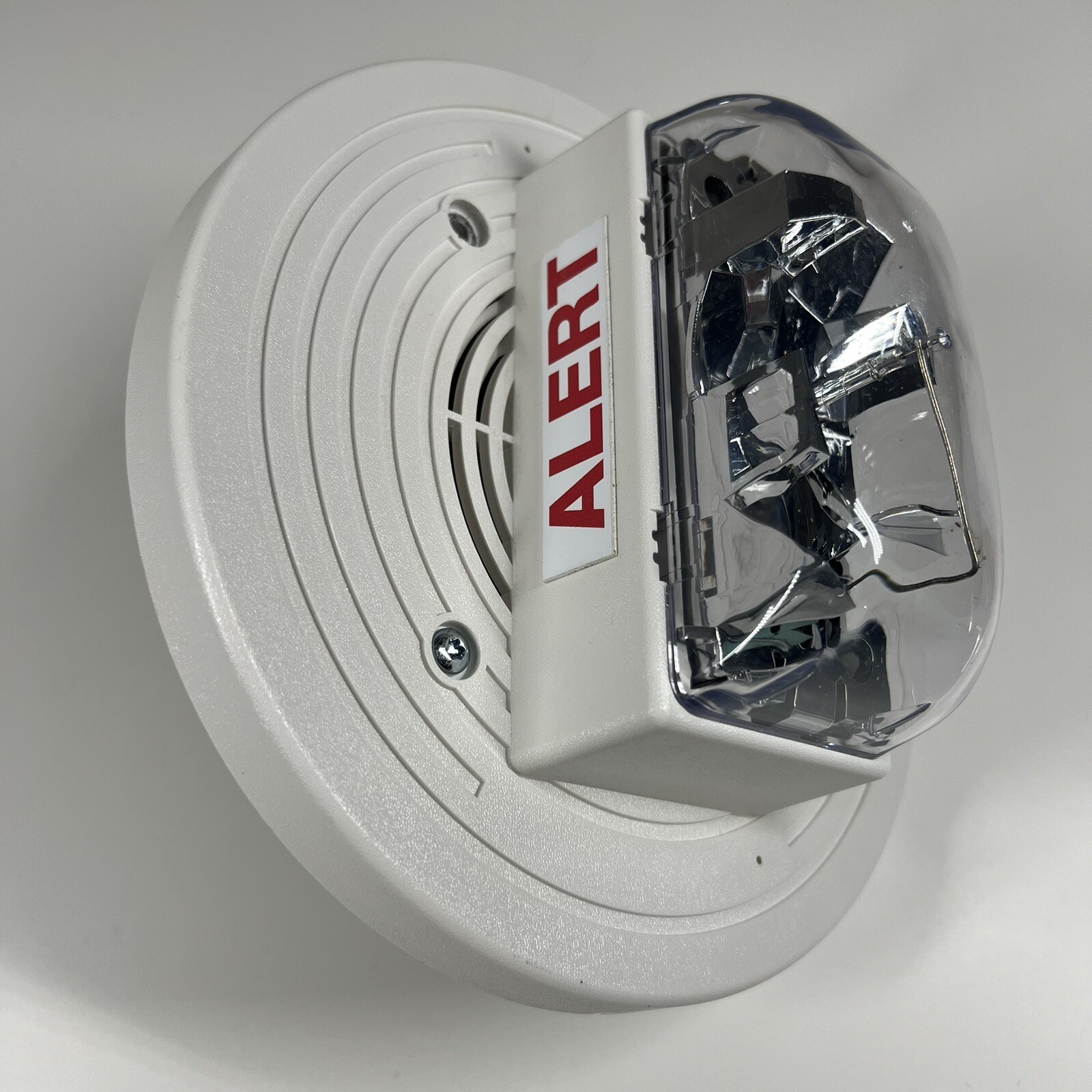 Simplex 4906-9154 Speaker Strobe White Ceiling Mount Wired Fire Alarm ...