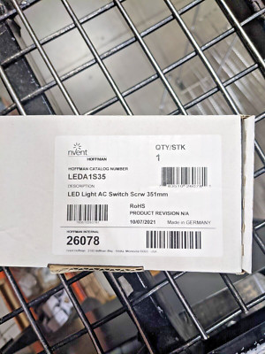 nVent Hoffman Light, LED, Screw Mount, On/Off switch LEDA1S35 ...