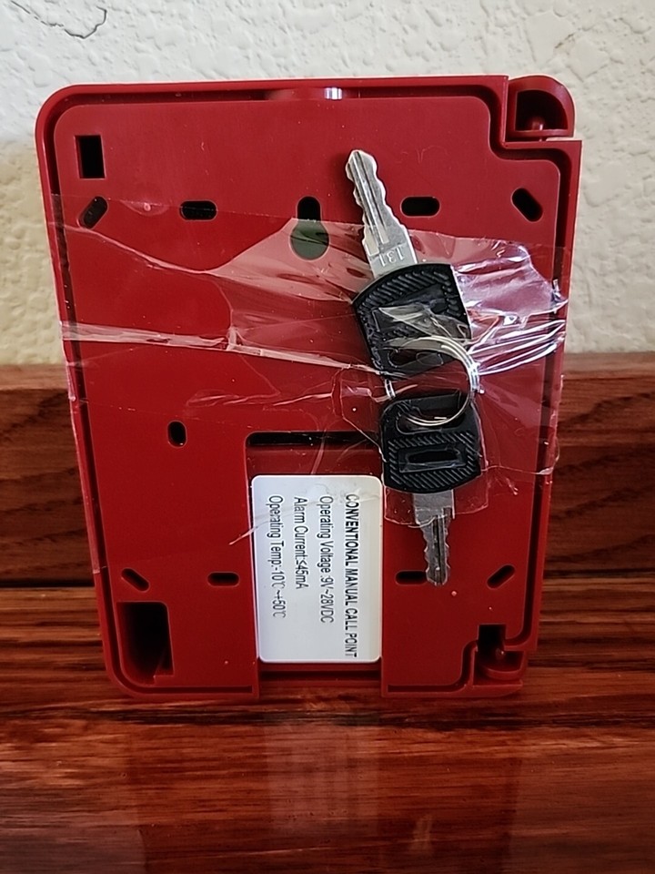 Manuel Call Point Fire Reset Push In Pull Down Emergency Alarm Station ...