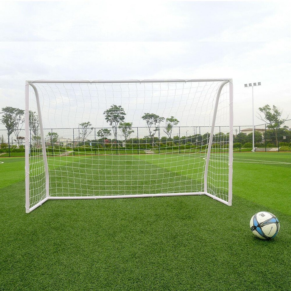 8' x 5' Soccer Goal With Net Strong Straps Anchor Large Soccer Goal ...