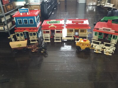 Vintage 1970s Sears Big Western Town Playset Made in West Germany Big ...