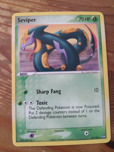 Seviper 23/108 Rare | Ex Power Keepers | Pokemon Card | eBay