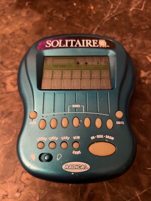 Radica - Solitaire Lite - Handheld Game - Lighted Screen - Tested | eBay