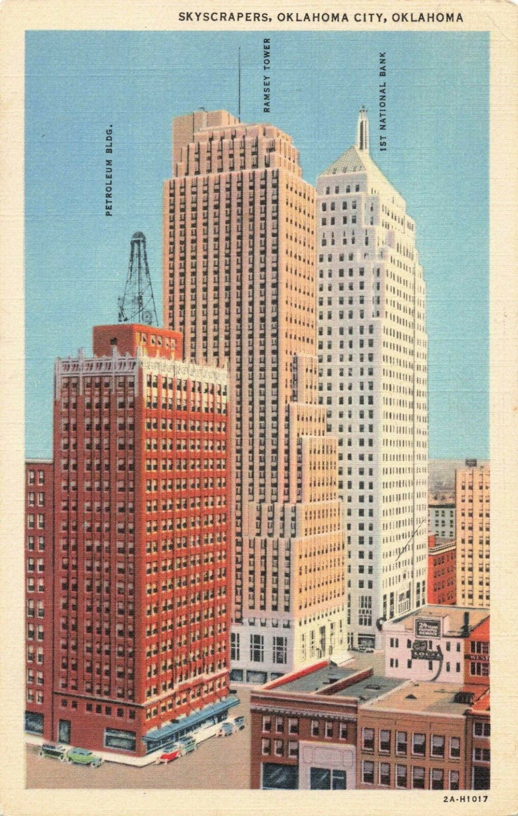 Postcard Sky Scrapers Oklahoma City Oklahoma | eBay