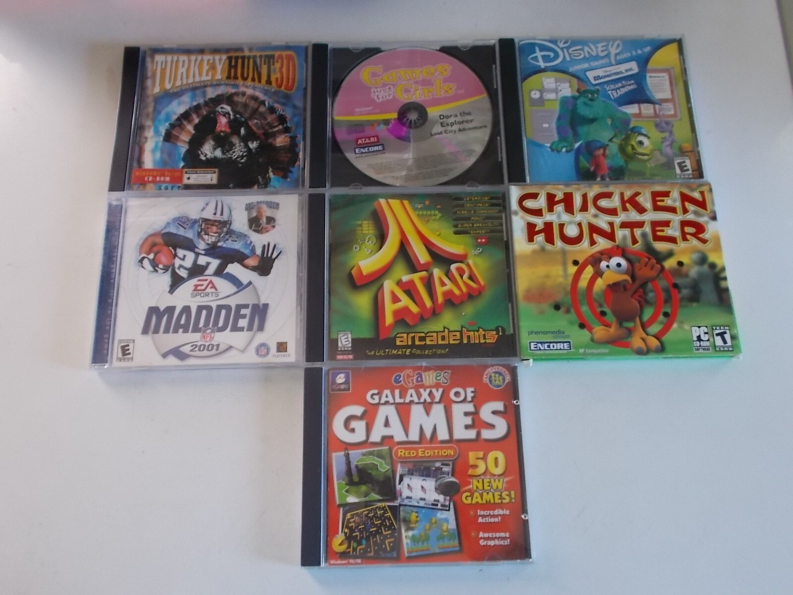 Lot of 7 Vintage Computer Games - Various Operating Systems - All Good ...