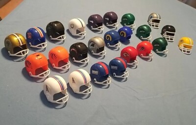 Vintage 1970's / 1980's Gumball NFL Mini Football Helmets Lot of 24 | eBay