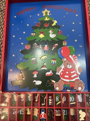 19” Wood Advent Calendar | eBay