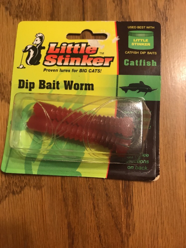 New Little Stinker 2 Pack Dip Bait Worm Catfish Ships N 24h | eBay