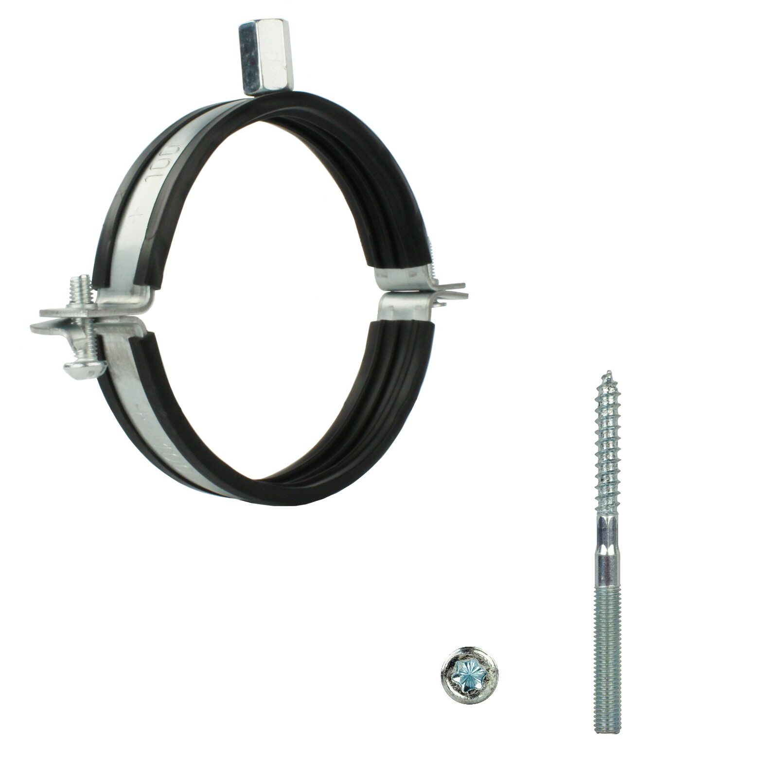 Rohrschelle Wickelfalzrohr Stockschraube Halterung Halter Rohr Lüftung ...