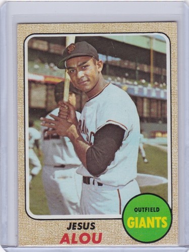 1968 Topps Baseball Card #452 Jesus Alou San Francisco Giants - ExMt | eBay