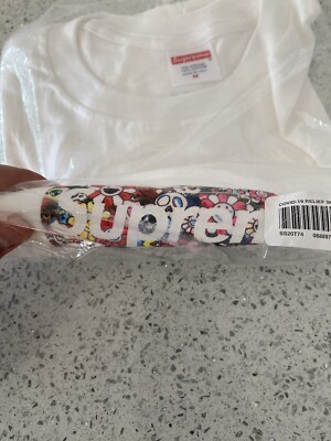 Supreme Takashi Murakami COVID-19 Relief Box Logo Tee M BRAND NEW SS20 ...