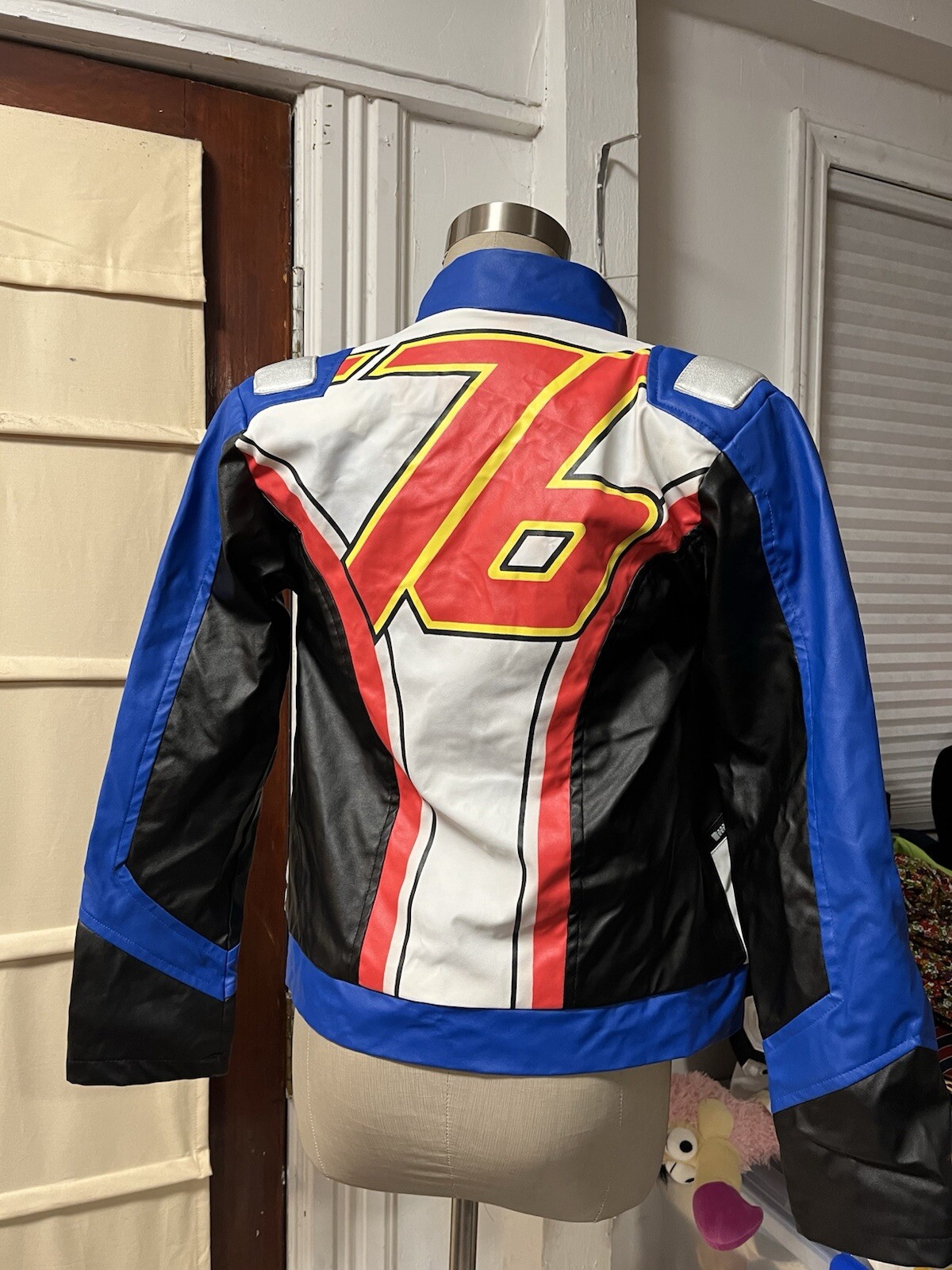 Overwatch Soldier 76 Cosplay Faux Leather Jacket Chi… - Gem