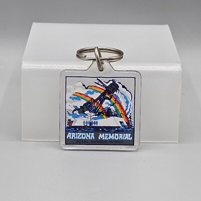Pearl Harbor Arizona Memorial Acrylic Lucite Keychain | eBay