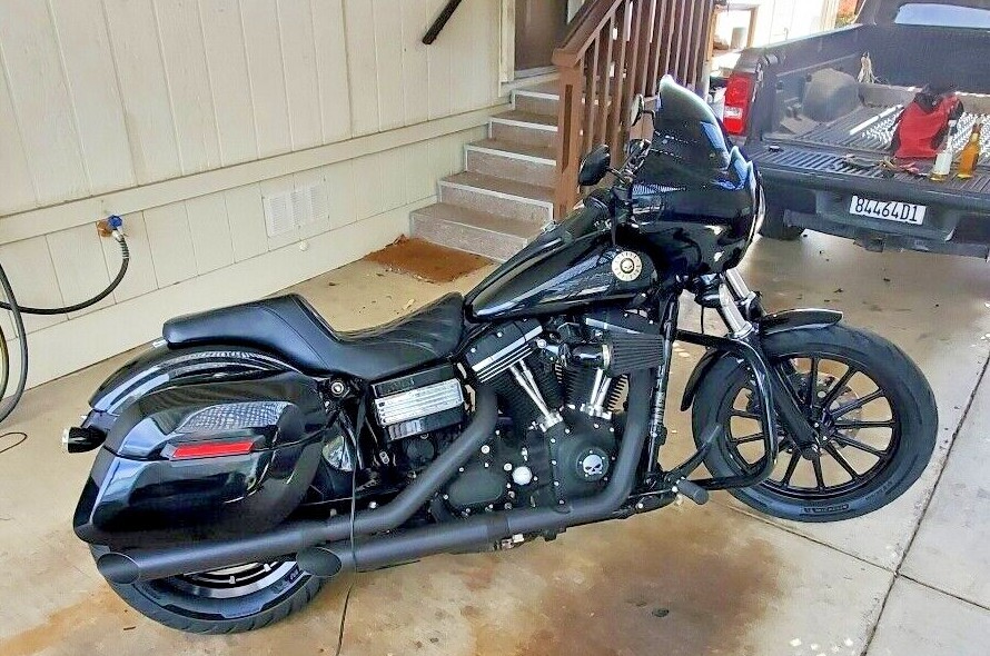 Harley Dyna 13 Spoke Wheels & Brembo Calipers 16 Rear 19 Front w/Seal ...