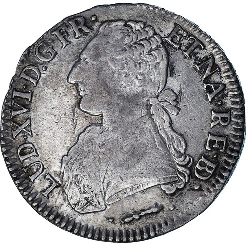 [#1046681] Coin, France, Louis XVI, Écu de Béarn aux branches d'olivier ...