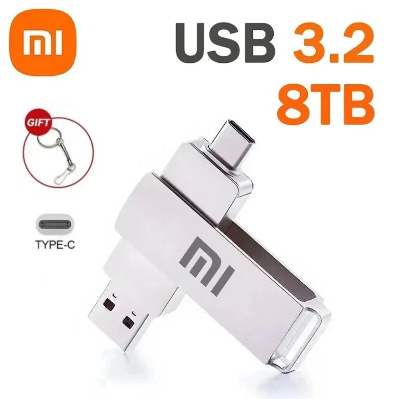 1TB 2 TB 4TB Flash Drive Type C OTG USB 3.0 Memory Stick For Phone PC ...
