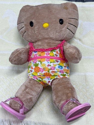 Hello Kitty Build a Bear BAB Sun Kissed Hawaiian Tan Tropical Retired ...