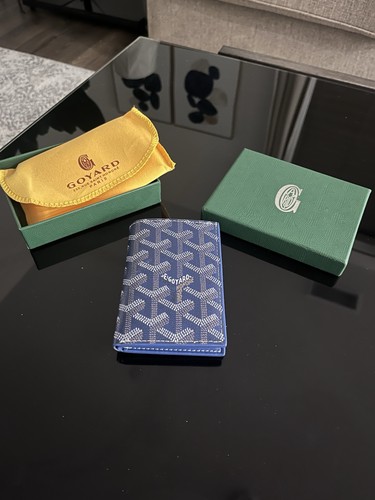 Goyard St. Pierre Blue Authentic Wallet/Card Holder | eBay