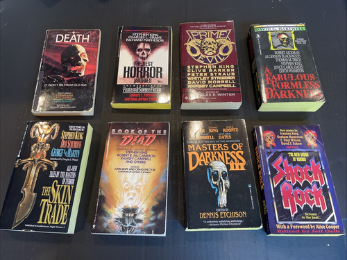 Lot of 8 Horror Anthologies: Every Book Has A Short Story by Stephen ...