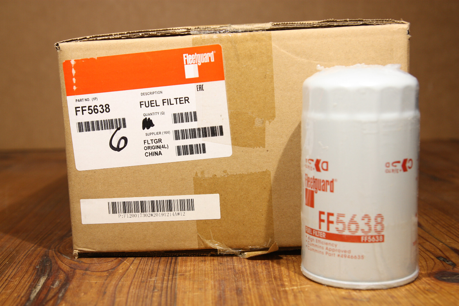 FLEETGUARD FF5638 - Fuel filter cross reference