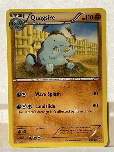 Quagsire 39/98 - XY Ancient Origins - Regular Common - 2015 Pokemon TCG ...