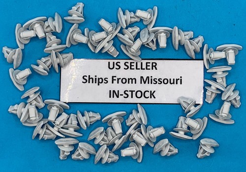 (PACK of 50) Weatherstrip Retainers Clips Fasteners for Ford Lincoln ...