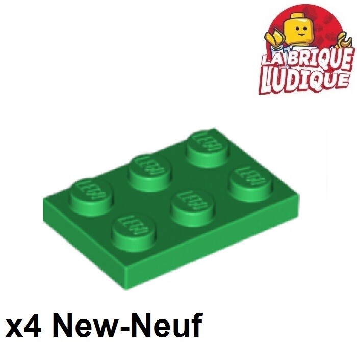 LEGO 4x Plate Flat 2x3 3x2 Green/Green 3021 New | eBay
