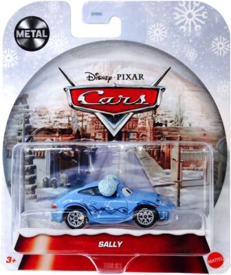 Disney Pixar Cars Sally With Snow Plow Christmas Die Cast New In Box | eBay