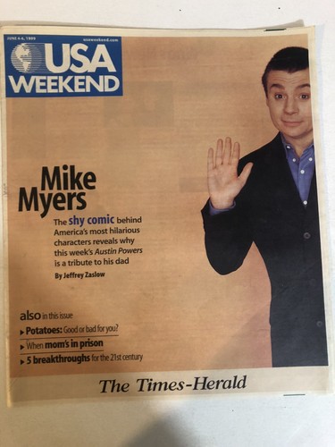 1999 USA Weekend Magazine Mike Myers | eBay