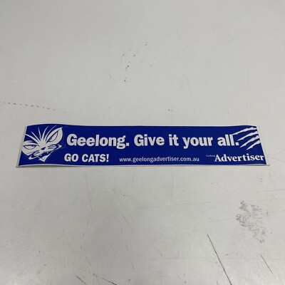ORIGINAL NOS AFL VFL Football Decal Sticker Geelong Cats Official ...