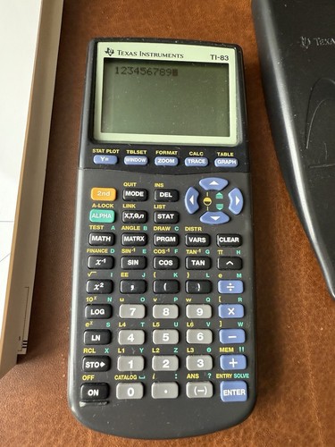 🔥Texas Instruments TI-83 Plus Graphing Calculator TESTED + Instruction ...