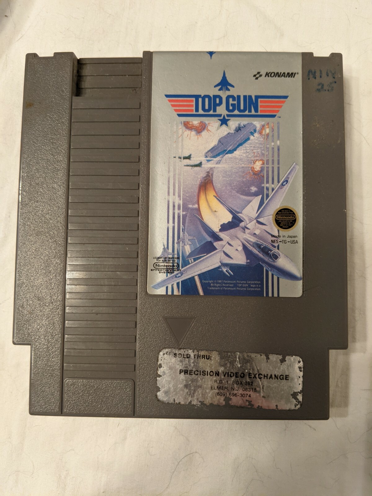 Top Gun Nintendo NES No Book Or Box Tested Works Great | eBay