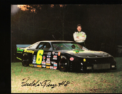 FREDDIE QUERY NASCAR POSTCARD AUTOGRAPH SIGNED 8X11 AutoZone Elite ...