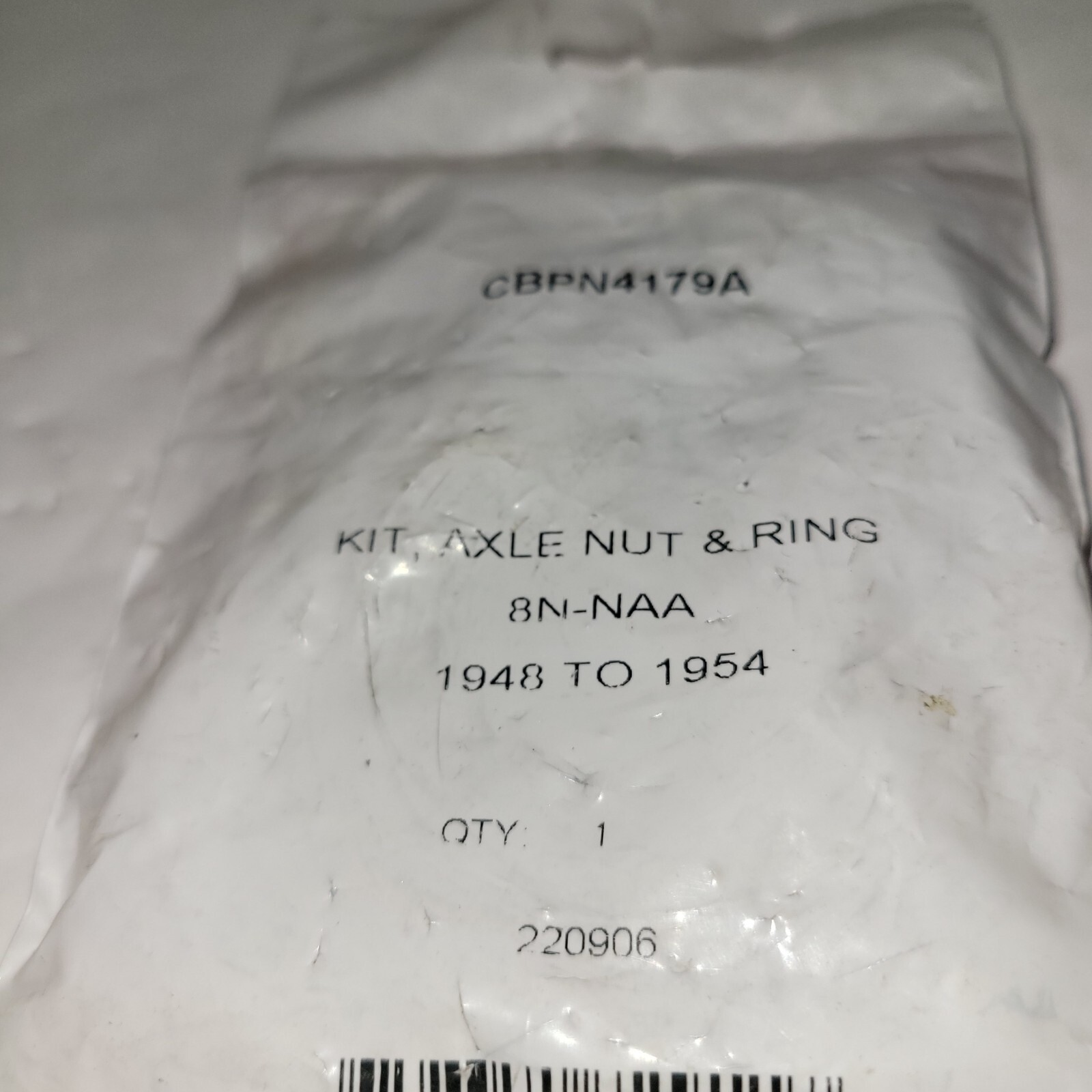 Rear Axle Nut and Snap Ring Fits Ford 8n Golden Jubilee NAA 8n4187 ...