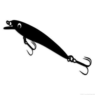 Plug Lure Fishing - Decal Sticker - Multiple Colors & Sizes - ebn6603 ...