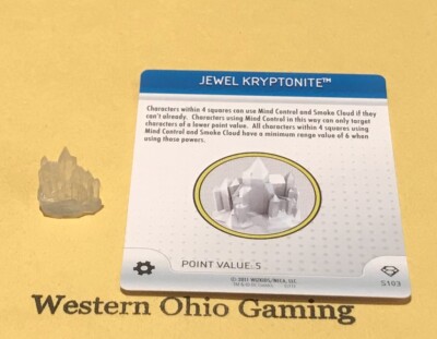 Heroclix Jewel Kryptonite #S103 NEW DC Superman Special Object | eBay