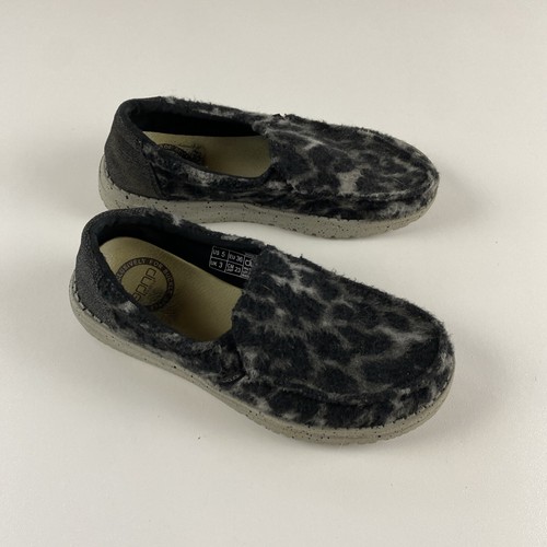 Hey Dude Misty Marble Grey Leopard Print Slip On Comf… - Gem