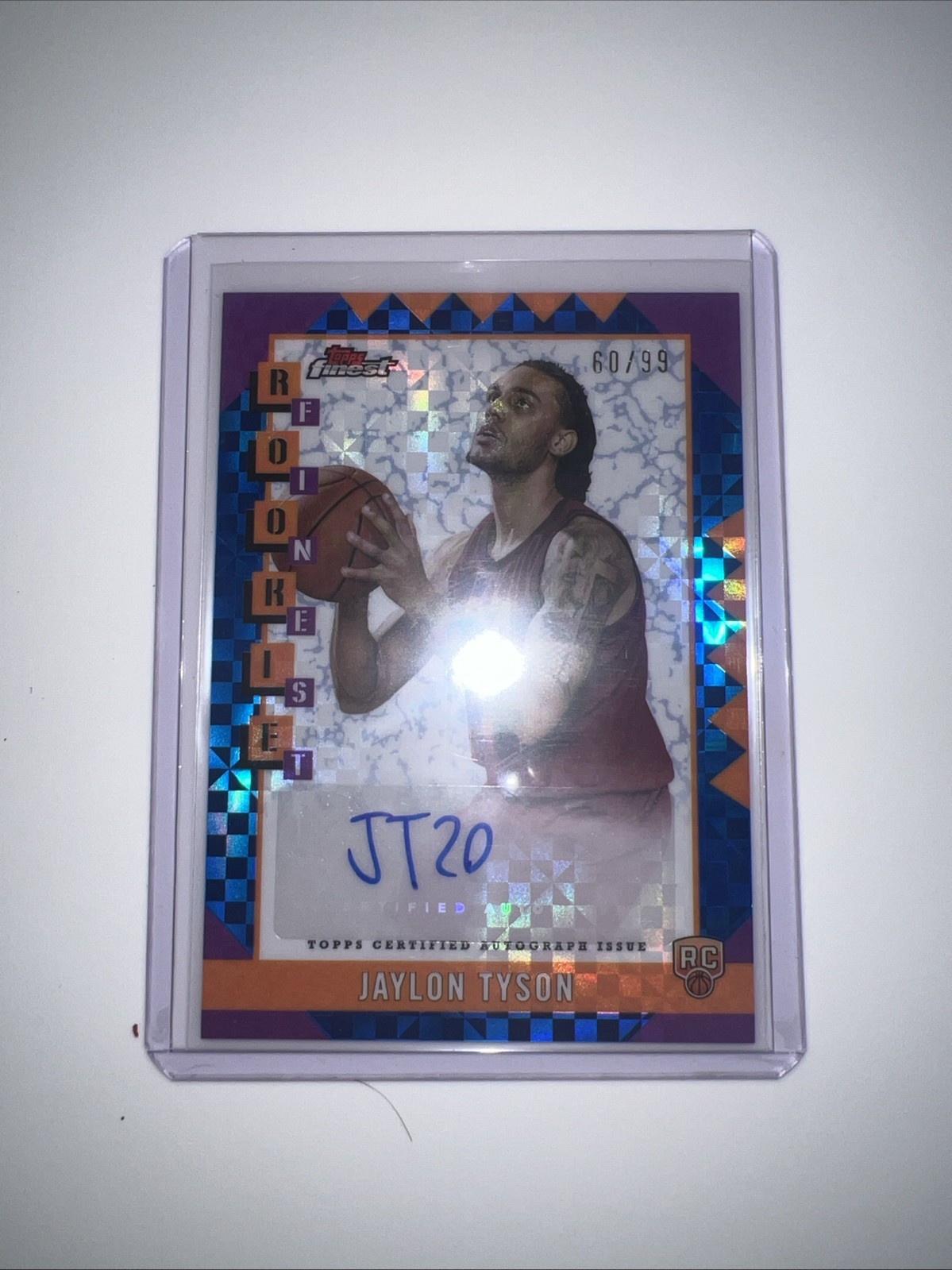 Jaylon Tyson 2024 Topps Chrome #TCRA-JT Certified Autographs Issue ...