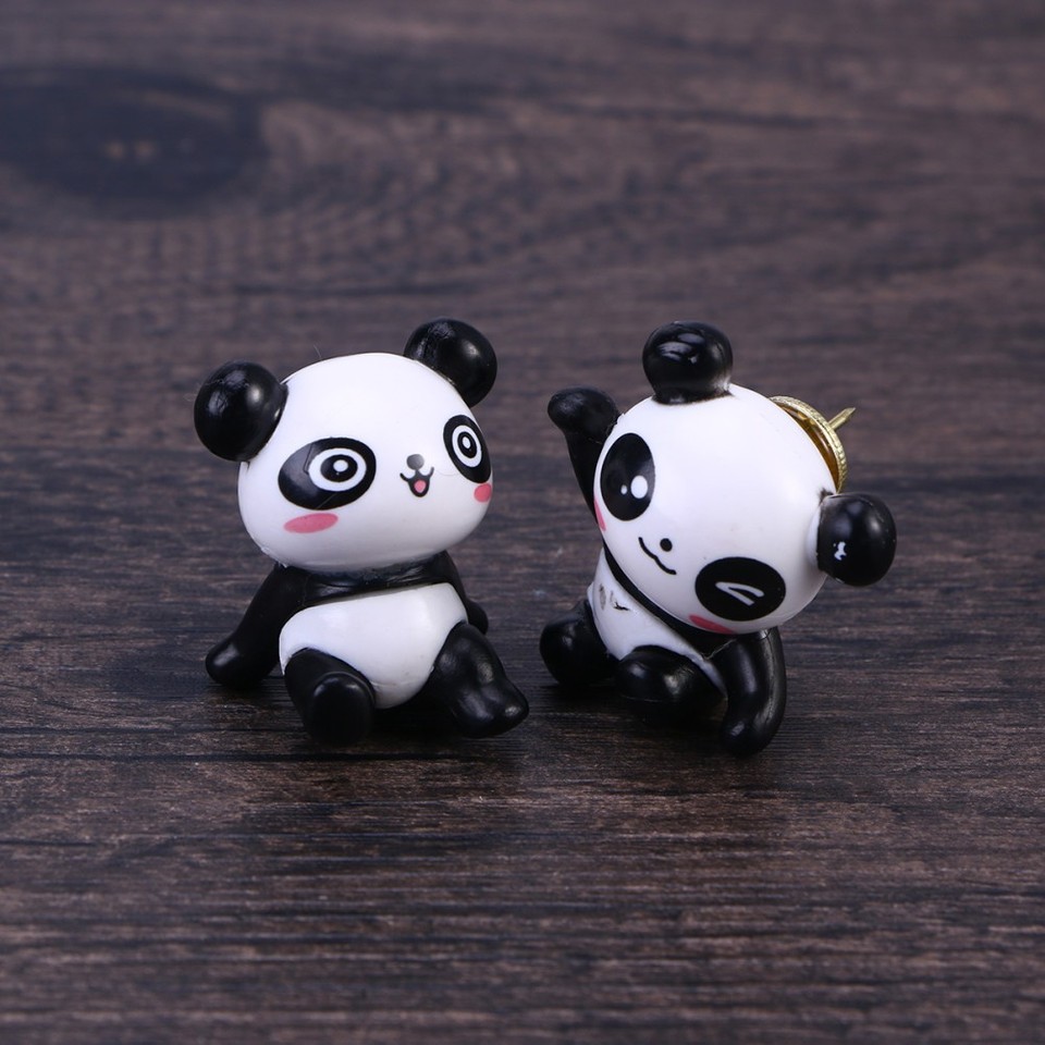 8 Pcs Adorable Cartoon Pins Map Tacks Cute Animal Thumb Chinese Panda ...