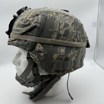 Gentex Advanced Combat Helmet Size Medium W/ Wilcox One Hole Shroud ...