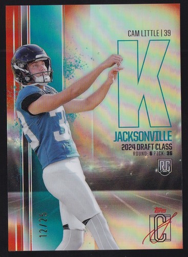 2024 Topps Signature Class Cam Little RCV-64 RC Red Chrome Refractor ...