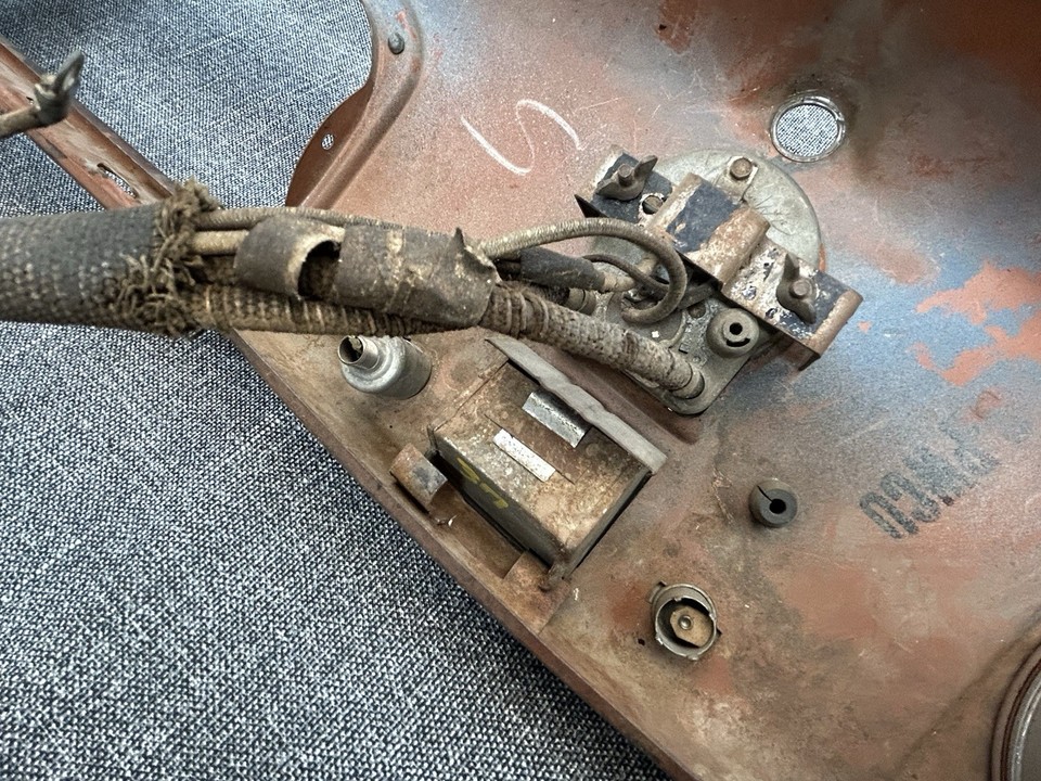 1937 Ford dash panel, gauges, radio head, flathead hot rat rod | eBay