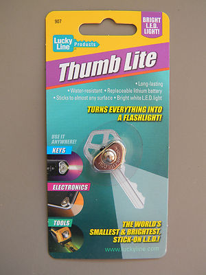 Thumb Lite Lucky Line 90701..Worlds Smallest LED Light-Stick On Keys ...