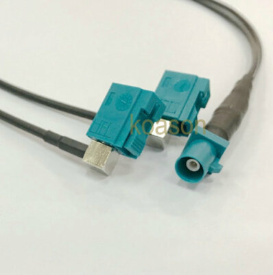 Fakra GPS Antenna split Splitter Adapter cable harness for BMW Benz ...