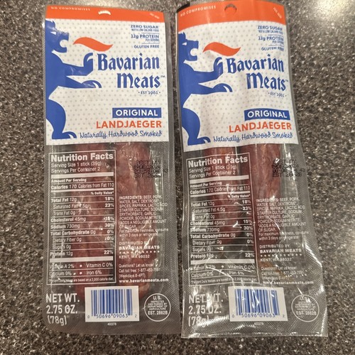 Bavarian Meats Landjaeger German Style Smoked Sausage 2.75 Ounce | eBay