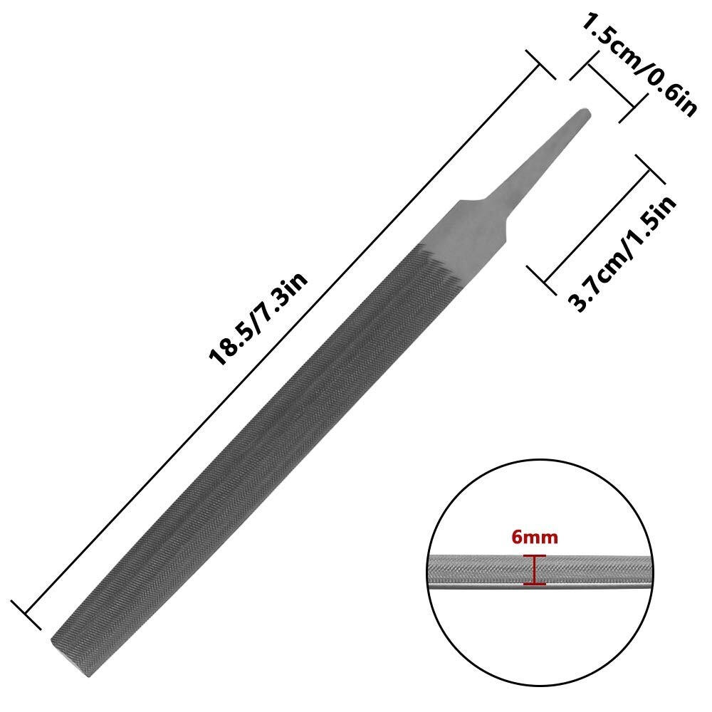 Handleless Half Round Half Round Medium Cut File Suitable for Wood | eBay