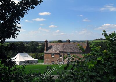 Photo 6x4 Farmhouse and Tent, Stoke Talmage This hillside is really the ...