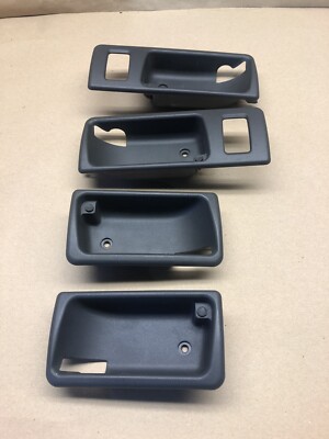 RANGE ROVER P38 2.5 4.0 4.6 SET OF BLACK INTERIOR DOOR HANDLE CUPS ...