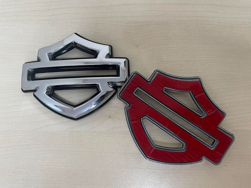 Harley Davidson CVO Emblems, Black & Chrome , sized for Gas Tank! | eBay